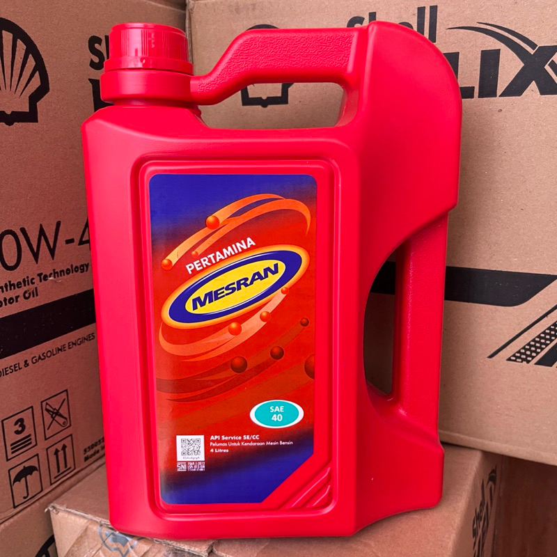 Jual OLI MOBIL MESRAN SAE40 MESRAN SAE 40 4L | Shopee Indonesia