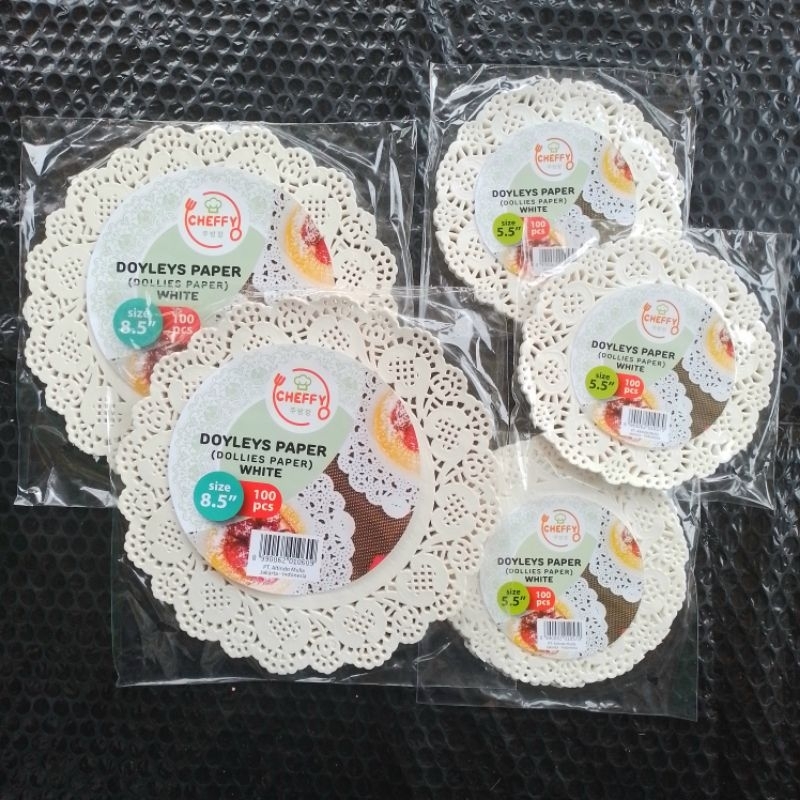 Jual Alas Kertas Kue Dolly Cheffy Putih ( Pak ) [ Original ] | Shopee ...
