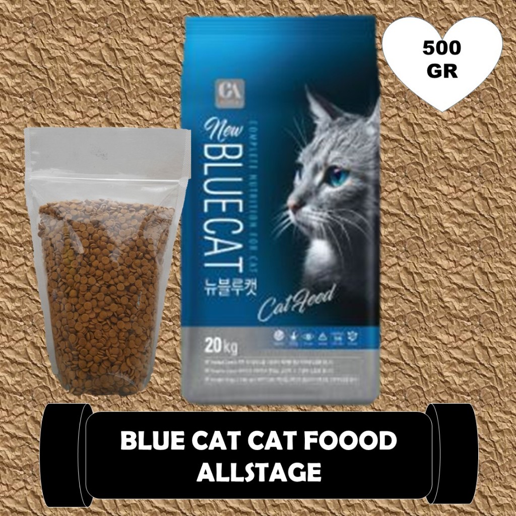 Jual Makanan Kucing Blue Cat All Life Stage 500gr/ Makanan Kucing ...