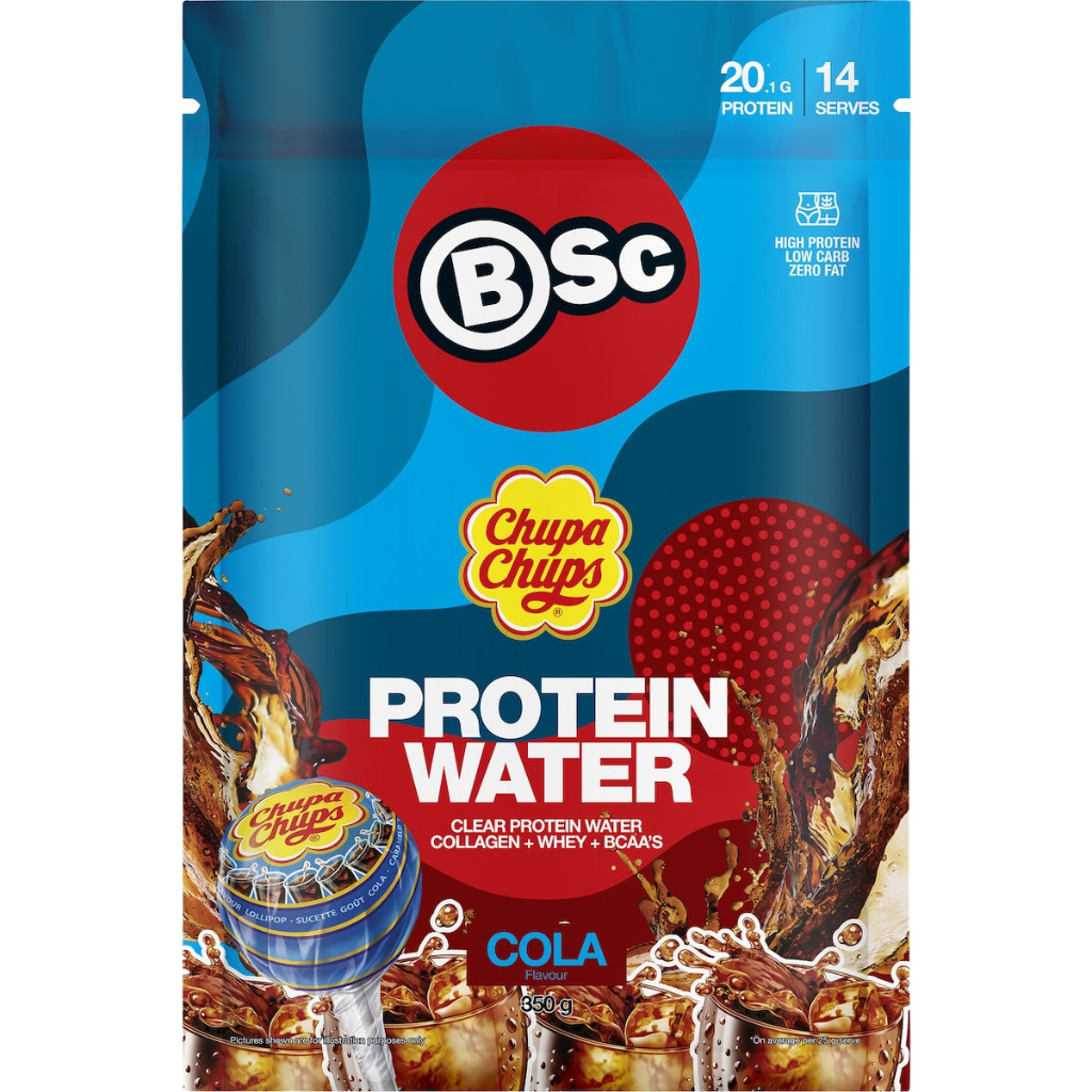 Jual BSC Chupa Chups Protein Water Cola 350g | Shopee Indonesia