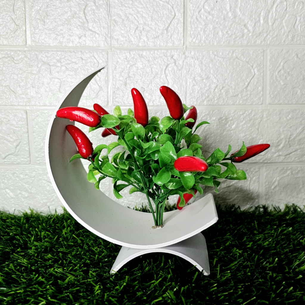 Jual Tanaman Hiasan Cabe Tomat Minimalis Palsu Artifisial Bunga ...