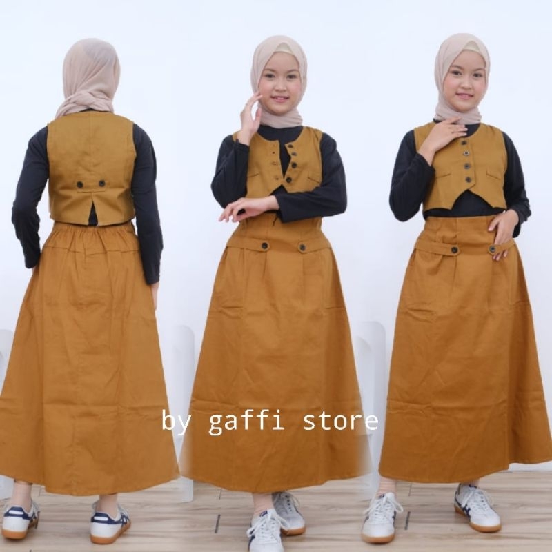 Jual Setelan Rompi Dan Rok Dan Iner Anak Tanggung 8-11 Tahun | Shopee ...