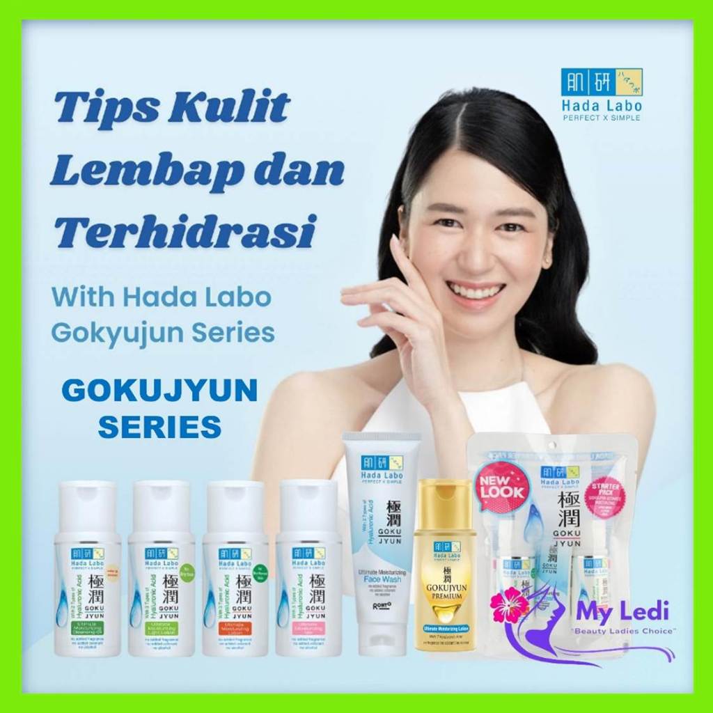 Jual Hada Labo Gokujyun Series - Premium Lotion - Cleansing Oil - Face ...