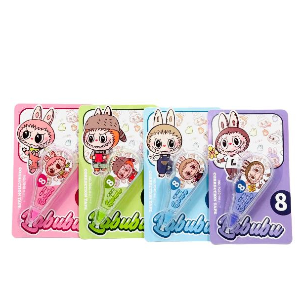 Jual ( DAPAT 1 PCS ) CORRECTION TAPE LABUBU 7040 / Tip-Ex Kertas Anak ...