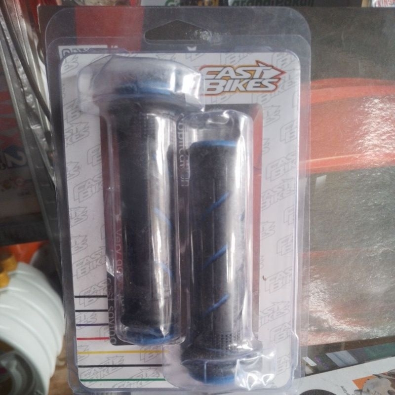 Jual handgrip handrip handfat motor grip gas sepasang biru | Shopee ...