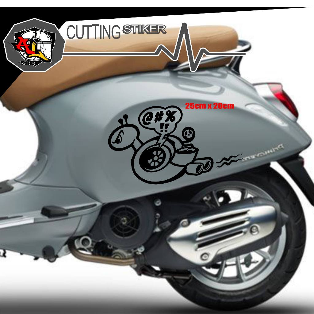 Jual STICKER CUTTING/SC.162/STIKER SIPUT RACING/STIKER SIPUT TURBO ...