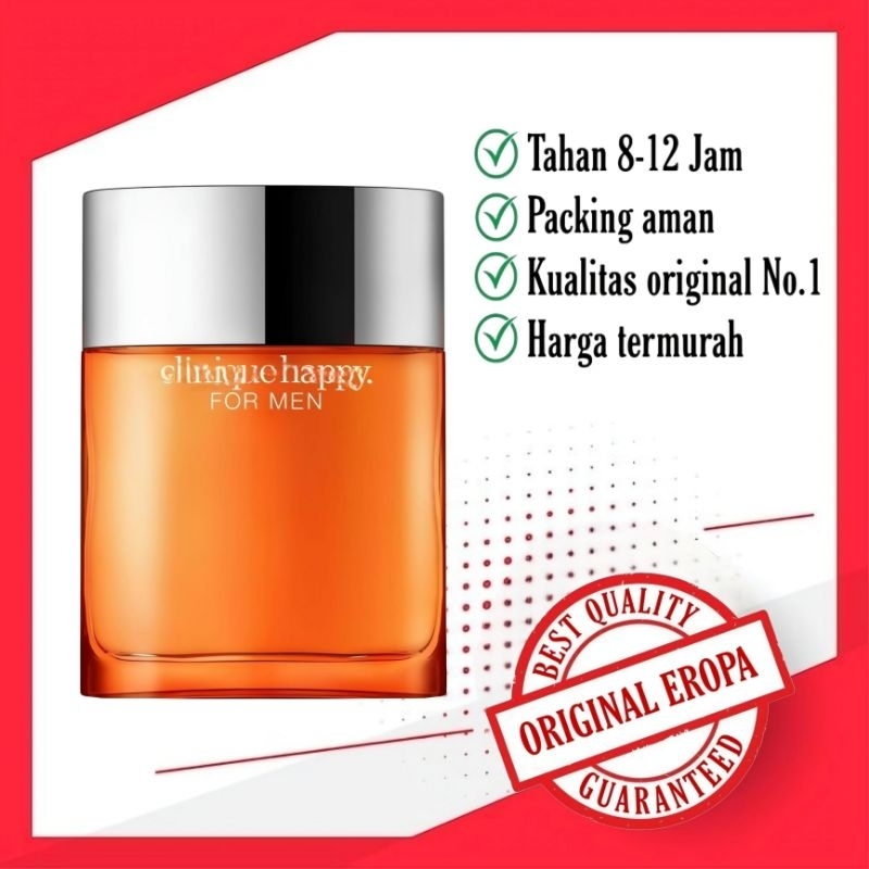 Jual SALE PARFUM HAPPY PRIA 100ML EDP (ORIGINAL EROPA + BOX) | Shopee ...