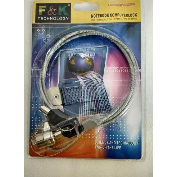 Jual Kabel lock Laptop Notebook dengan Pin Notebook computerlock ...