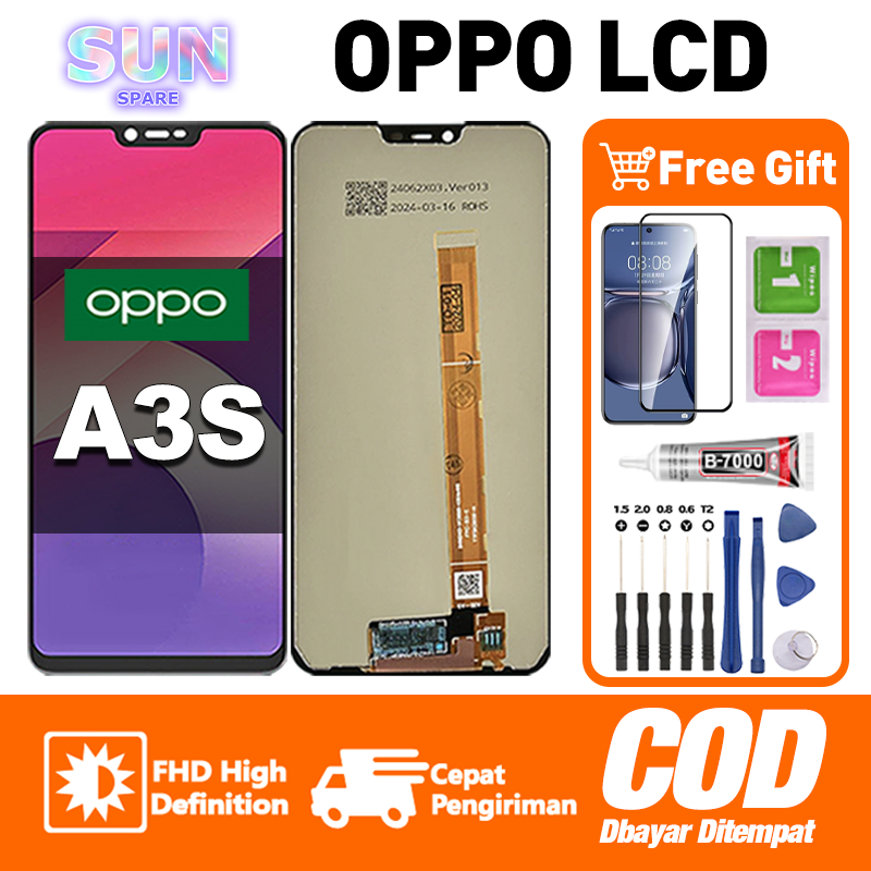 Jual 【ORIGINAL】LCD FOR OPPO A3S FREE GIFT Asli Ori hp Touchscreen FHD Definition Kualitas ...