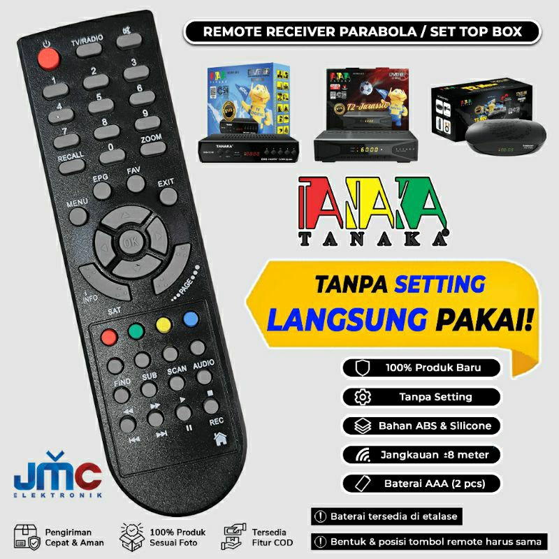 Jual Remote Set Top Box Tanaka Langsung pakai | Shopee Indonesia