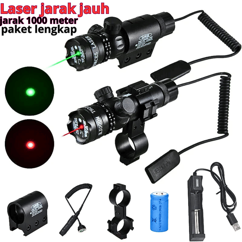 Jual TaffLED JG 2 Laser jarak jauh 1000 meter siang malam super terang ...