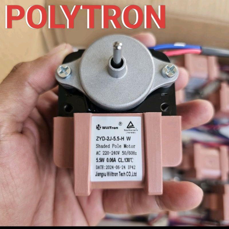 Jual FAN SHOWCASE POLYTRON ORIGINAL | MOTOR FAN SHOWCASE | DINAMO KIPAS ...