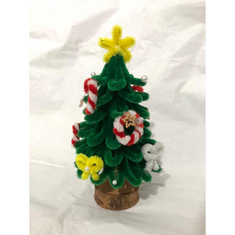 Jual DIY Pohon Natal mini kawat bulu | Shopee Indonesia