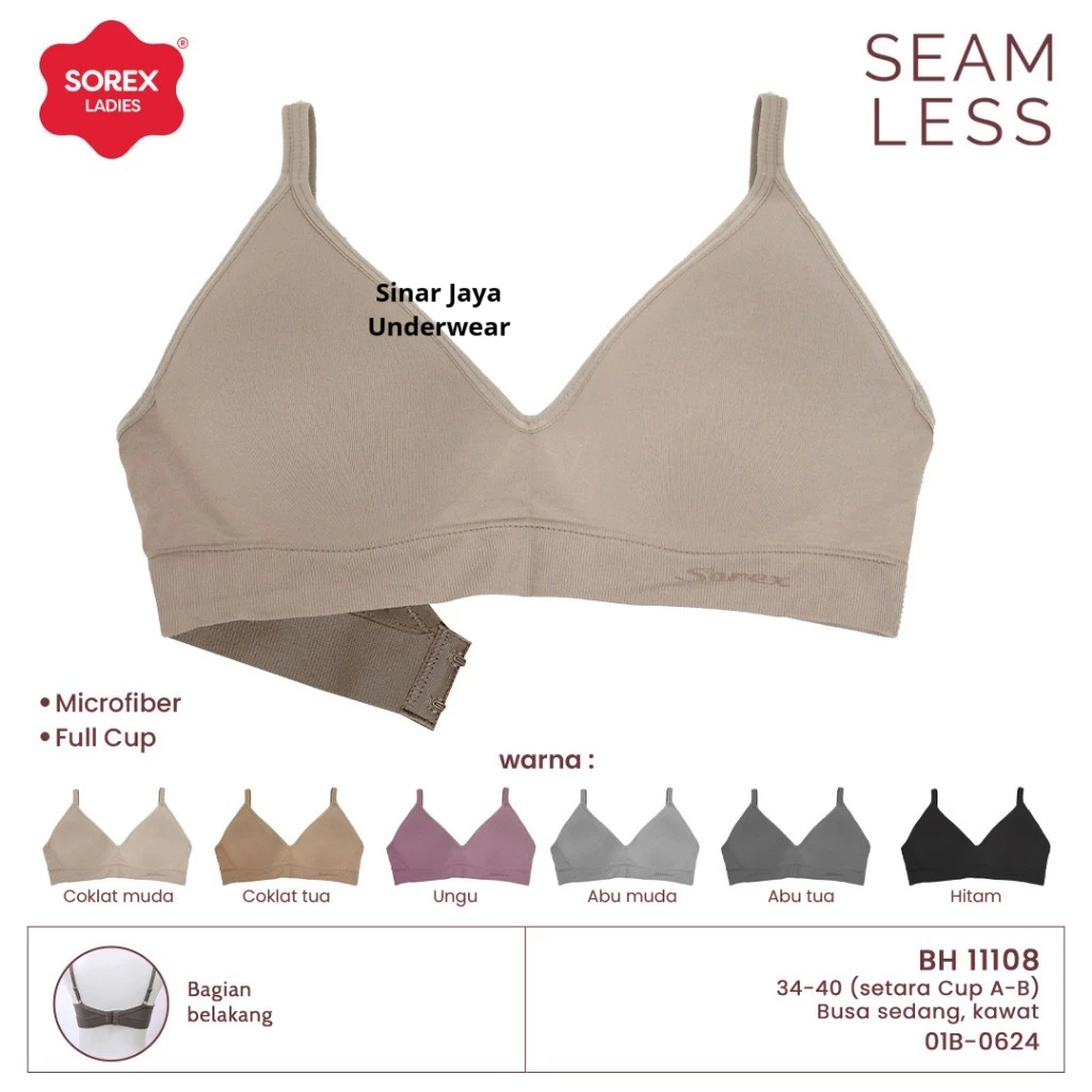 Jual Sorex - BH/Bra Seamless 11108 (Bahan Microfiber, Busa Sedang ...