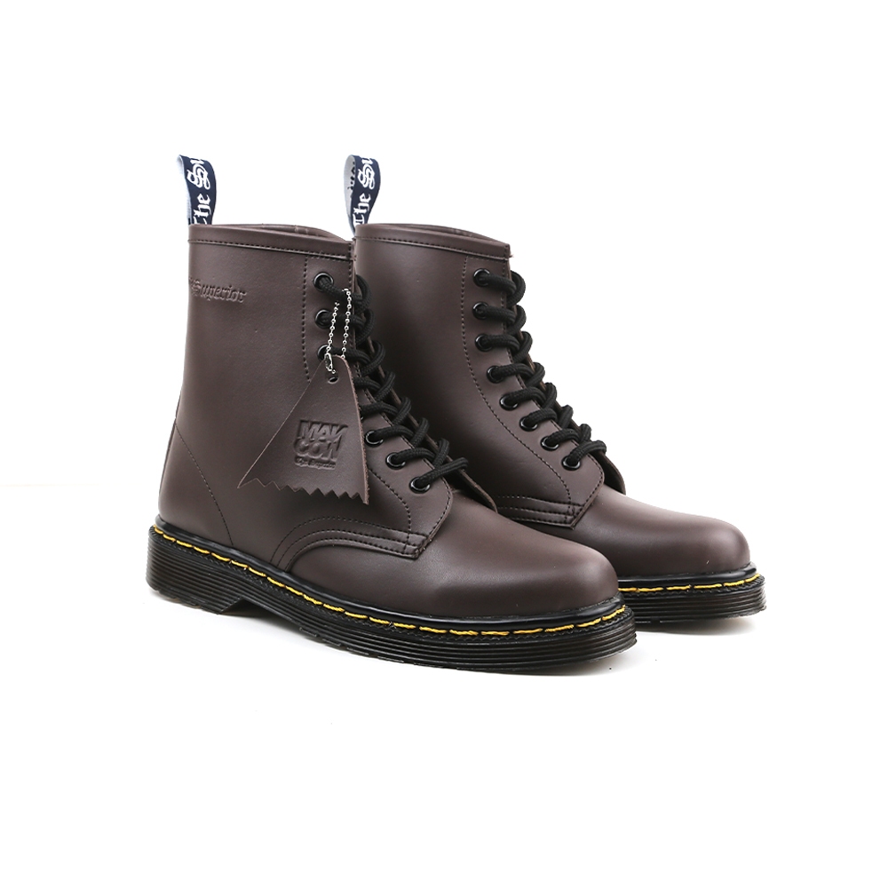 Jual MANCOW High Boots Dark Brown Sepatu Formal Pria Wanita Original ...