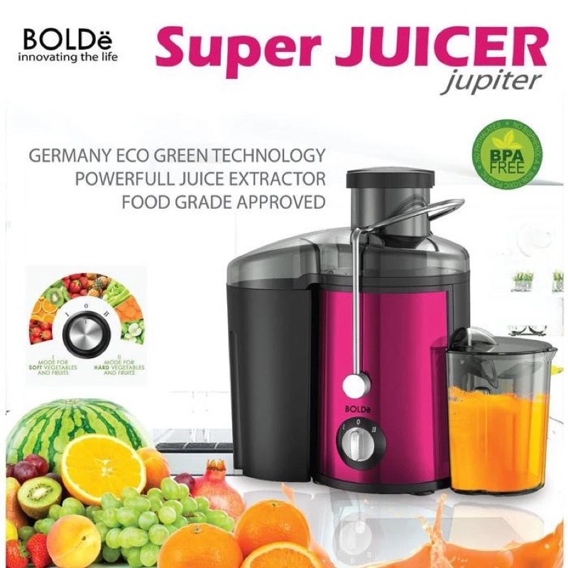 Jual BOLDe Super Juicer Jupiter JC 1500 Alat Jus Garansi Resmi Original ...