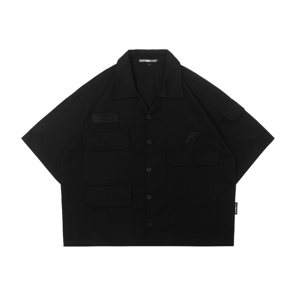 Jual FutureFaith - Workshirt Boxy Pocket Pro Series Black on Black ...
