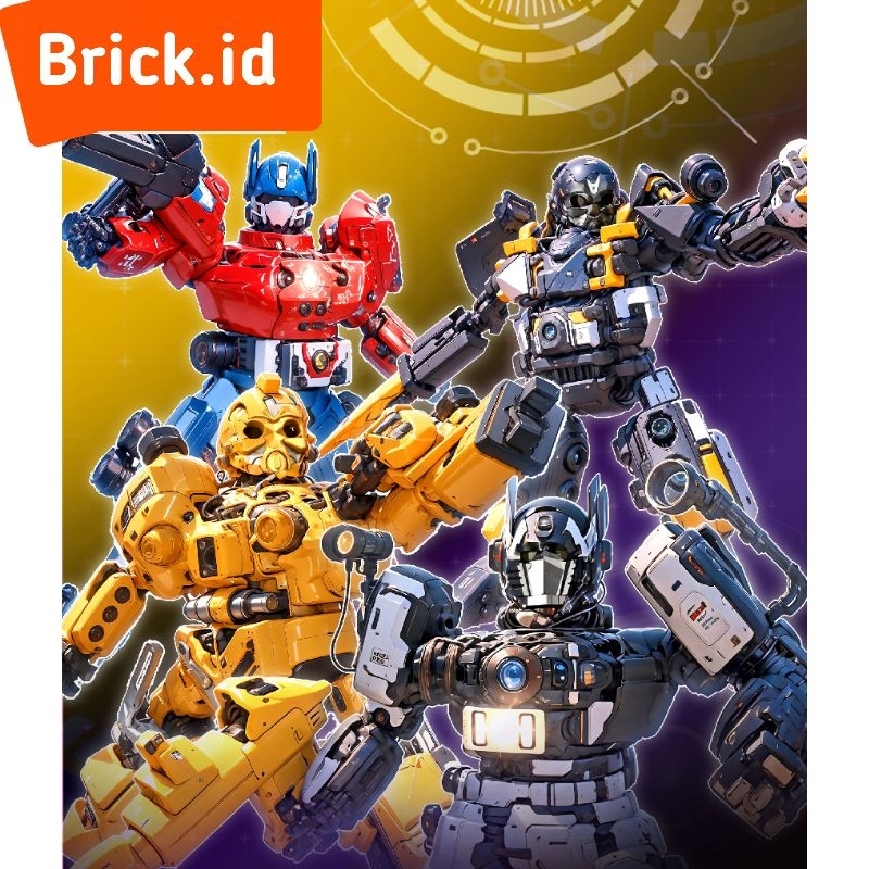 Jual Morphing mecha mainan figure Brick robot transformers optimus prime bumblebee shockwave ...
