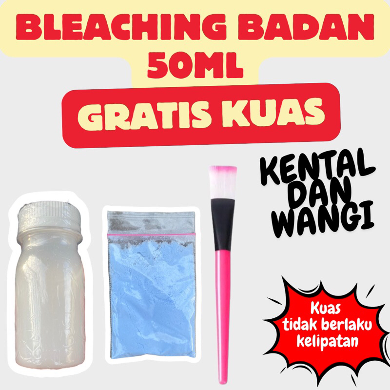 Jual bleaching badan 50ml dosting original | Shopee Indonesia