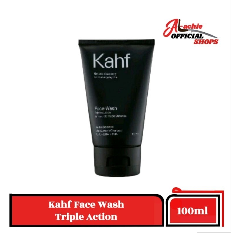 Jual Kahf Face Wash Triple Action Oil And Comedo Defense 100ml | Shopee ...