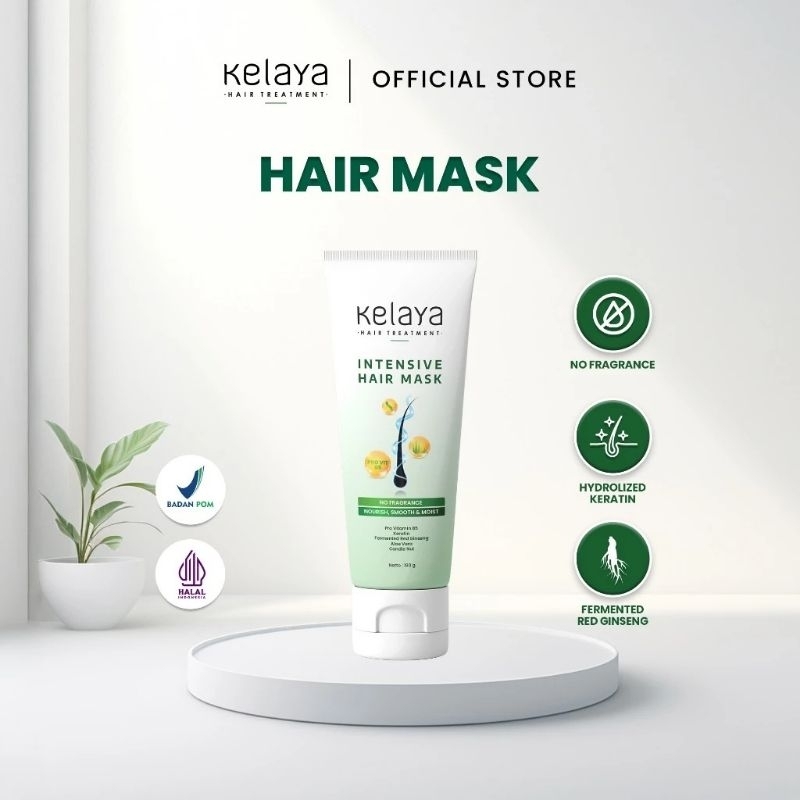 Jual KELAYA Masker Rambut 190gr Intensive Hair Mask Masker rambut ...