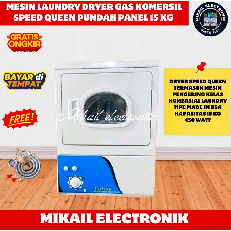 Jual Mesin Pengering / Dryer Speed Queen LDL3TRGS Kapasitas 15 Kg Tipe ...