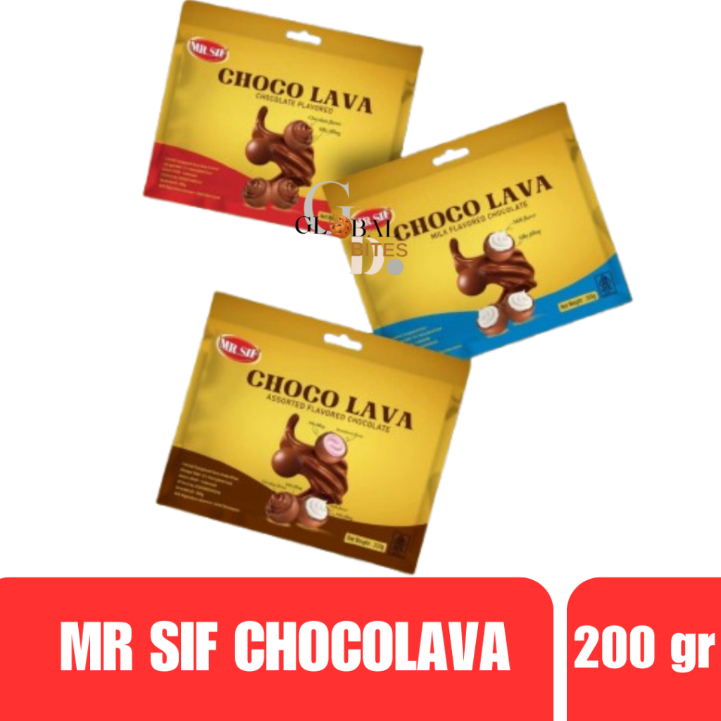 Jual MR SIF Choco lava Assorted Milk Chocolate 200gr Ailisha Choco Lava ...