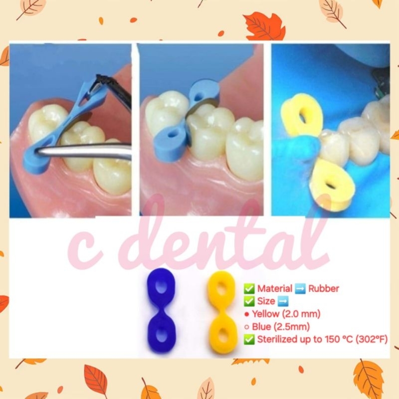 Jual Dental Proximal Wedge Silicone Elastic Fixer Stabilizing Matrix ...