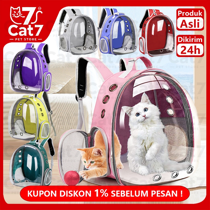Jual Tas Kucing/Tas Astronot Kucing Transparant Tas Ransel Travelling ...