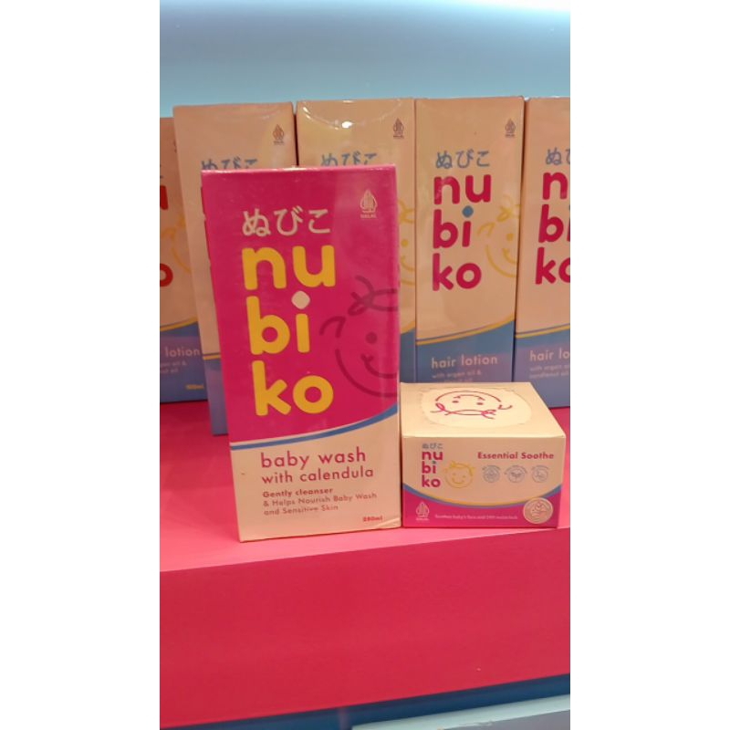 Jual Nubiko original 100% (Baby Wash 280ml & Essential Soothe 30g ...
