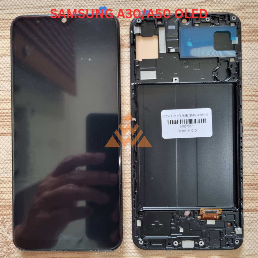 Jual Oled ~ LCD Touchscreen Samsung A50/A505F/A50S/A507/A30/A305 Plus Frame Black (Fingerprint ...