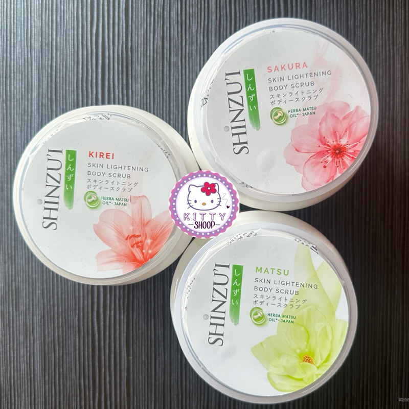 Jual SHINZUI Skin Lightening Body Scrub Lulur Badan 200gr | Shopee ...