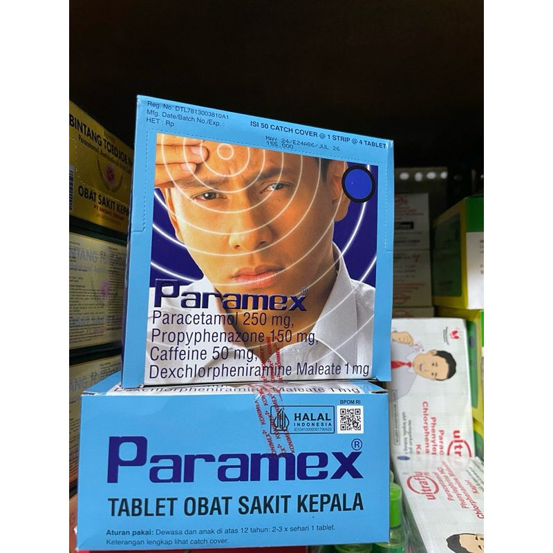 Jual Paramex Tablet Obat Sakit Kepala | Shopee Indonesia
