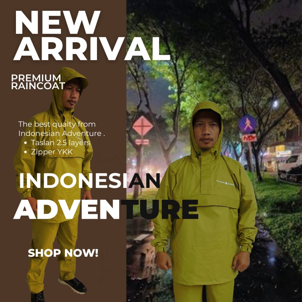 Jual RAIN COAT RAINCOAT RAINCOATS JAS HUJAN 2,5 LAYER INDONESIAN ...
