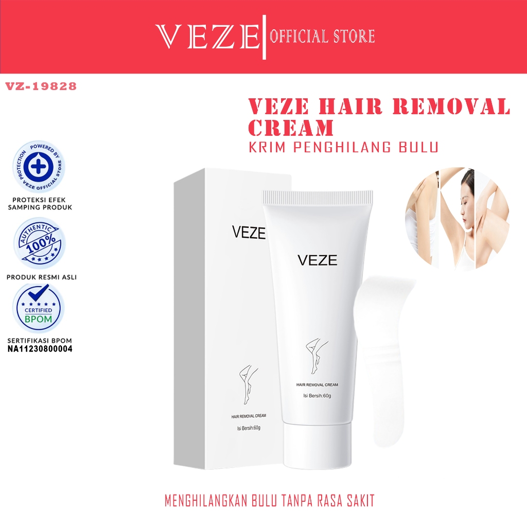 Jual [BPOM] - Veze Krim Penghilang Rambut Alami Krim Perontok Bulu ...