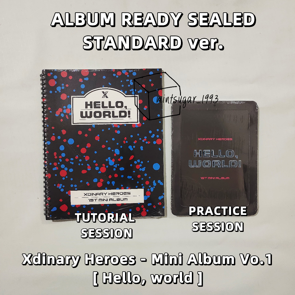 Jual [ READY STOCK SEALED NEW ] Xdinary Heroes - Mini Album Vol.1 [ Hello, world! ] ( STANDARD ...