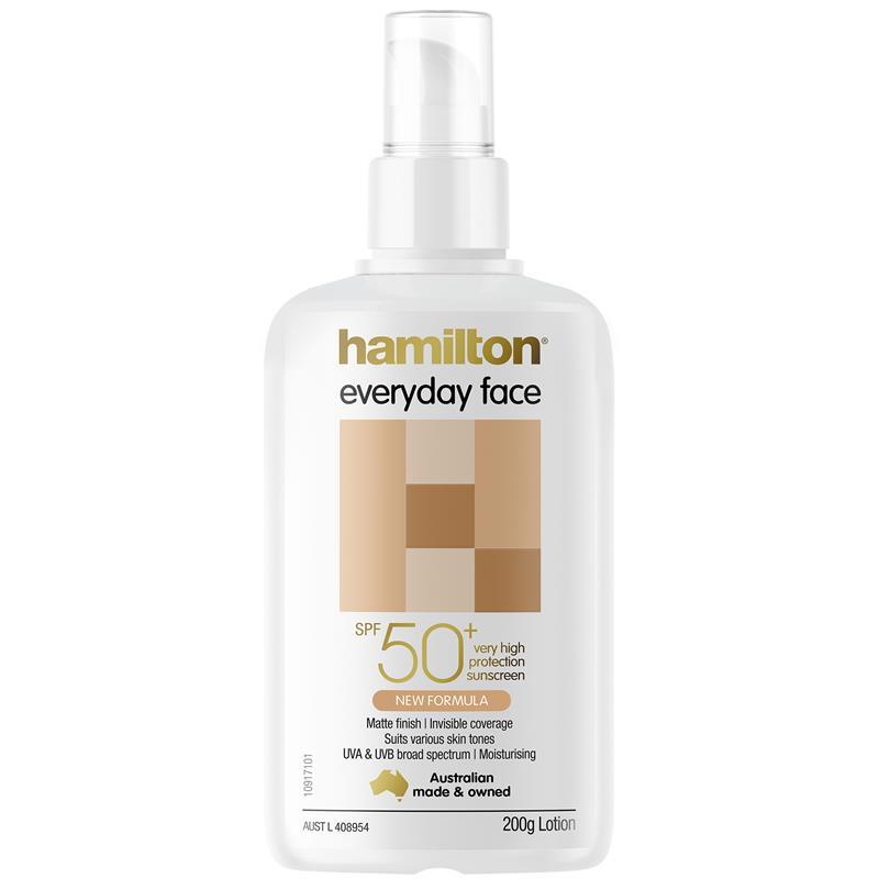 Jual Hamilton SPF 50+ Everyday Face 200ml | Shopee Indonesia
