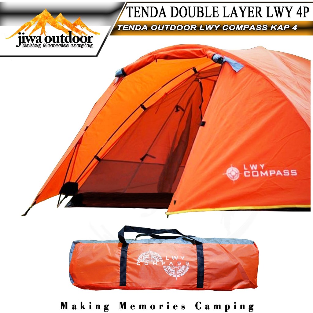 Jual TENDA DOUBLE LAYER KAPASITAS 4-5 ORANG - TENDA CAMPING ...