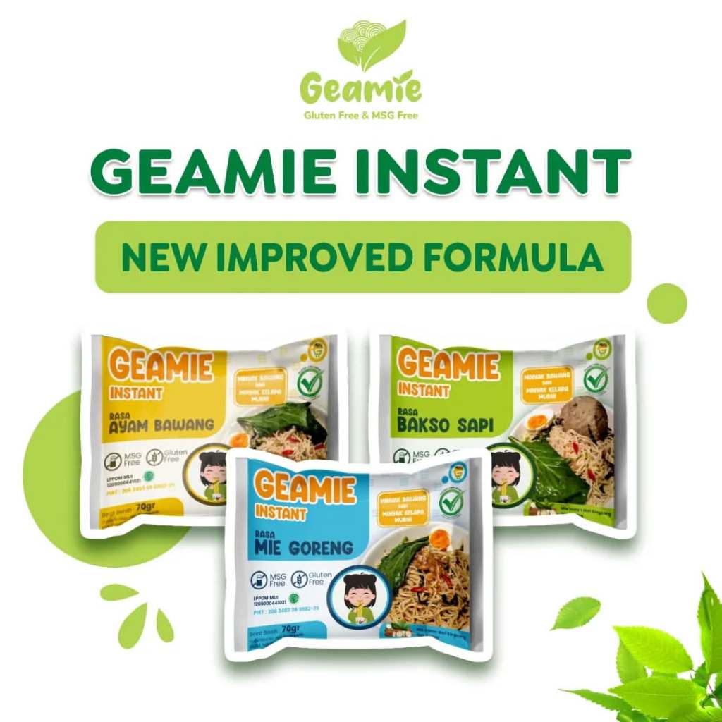 Jual Geamie Mie Instan Gluten Free Non MSG 70gr | Shopee Indonesia