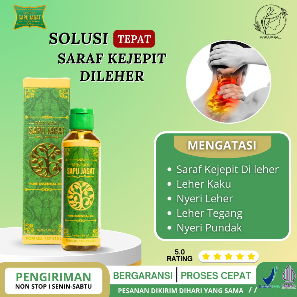 Jual Obat Saraf Kejepit Di leher Leher Kaku Nyeri Leher Leher Tegang ...