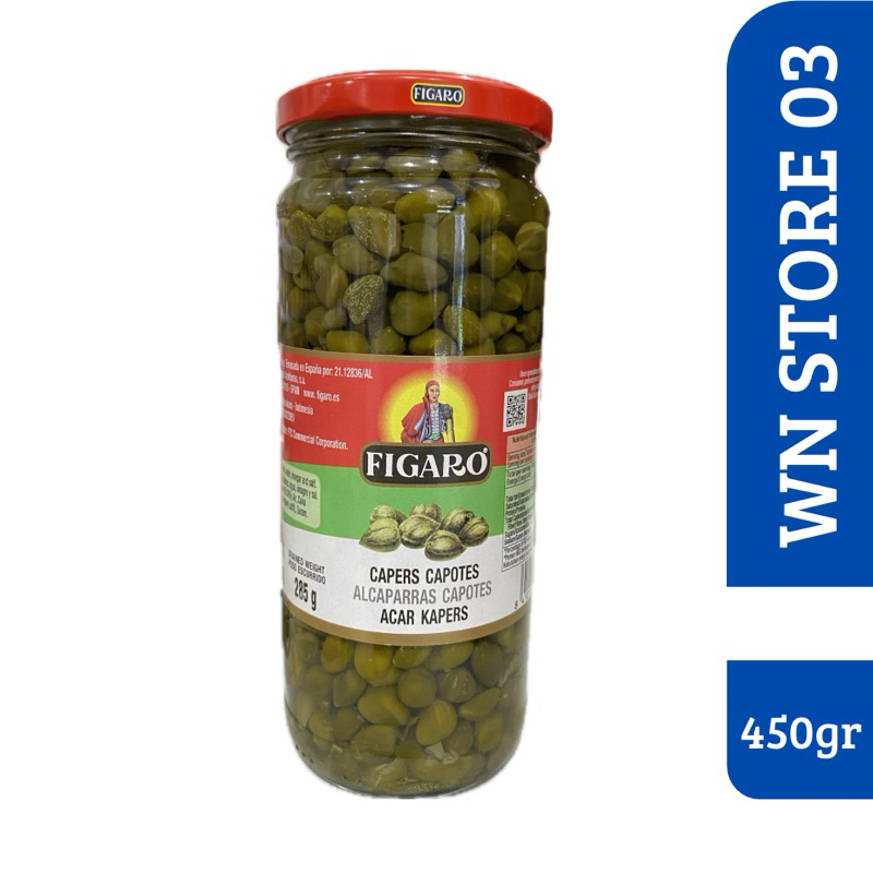 Jual Figaro Capers Capotes / Acar Kapers 450gr | Shopee Indonesia