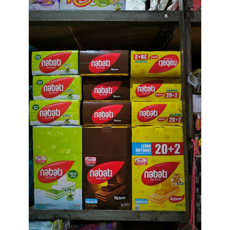 Jual Nabati wafer box isi 20 pcs 6gr | Shopee Indonesia