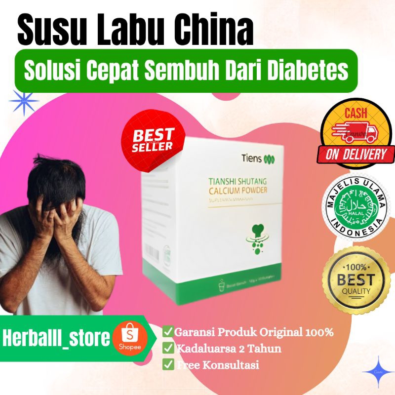 Jual Susu Labu Cina Untuk Diabetes Tianshi Shutang Calcium Powder ...