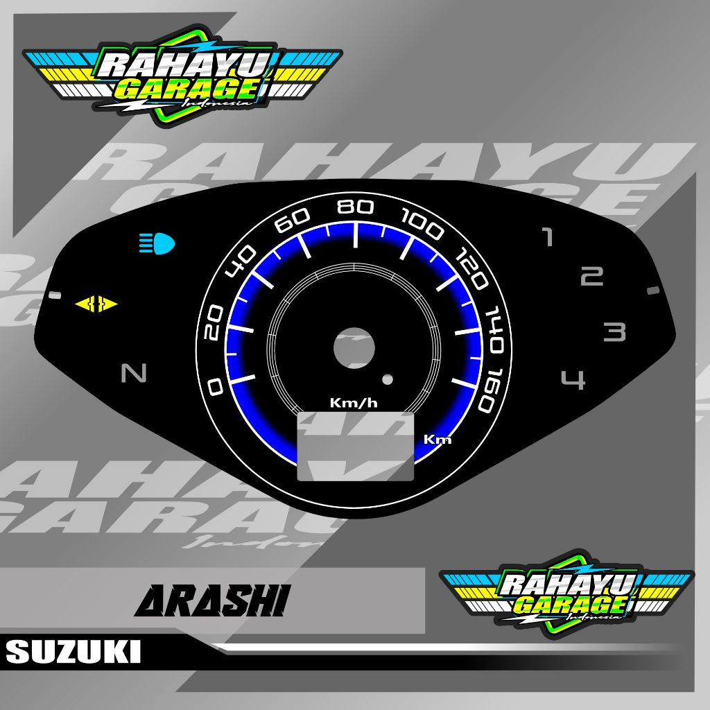 Jual PAPAN SPEEDOMETER CUSTOM SUZUKI ARASHI | Shopee Indonesia