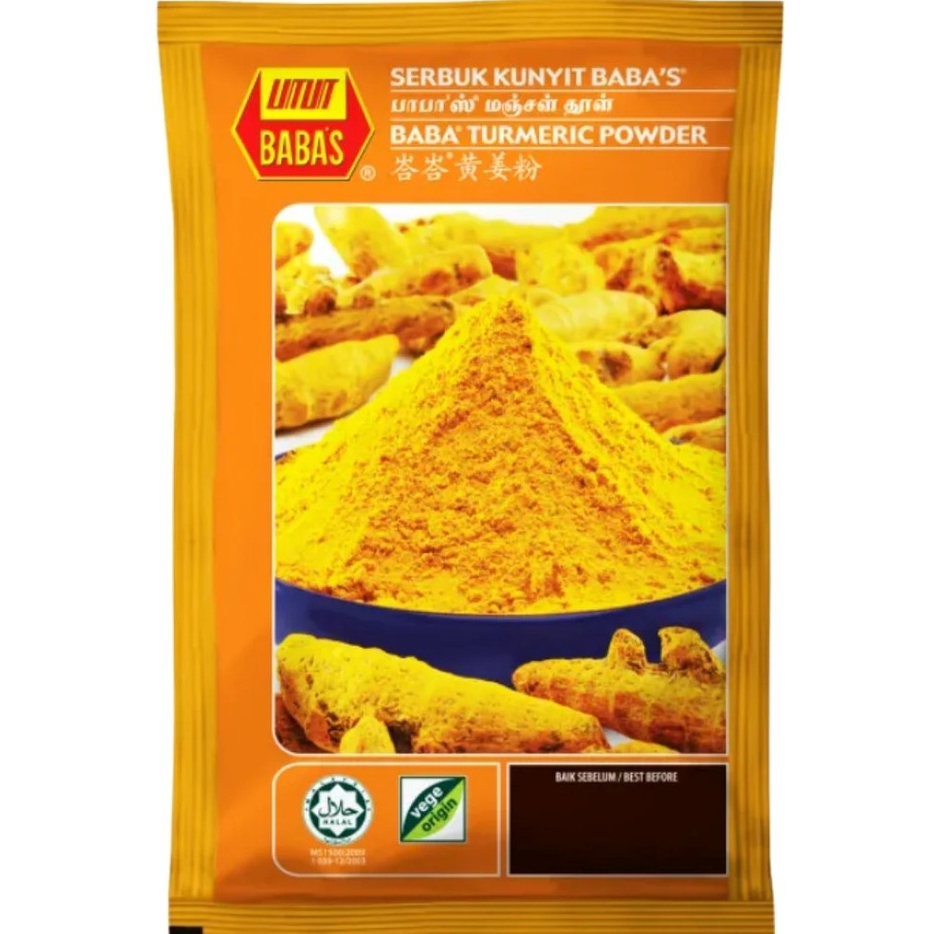 Jual Turmeric Powder Baba's / Haldi Curcuma / Kunyit Bubuk Babas 125g ...