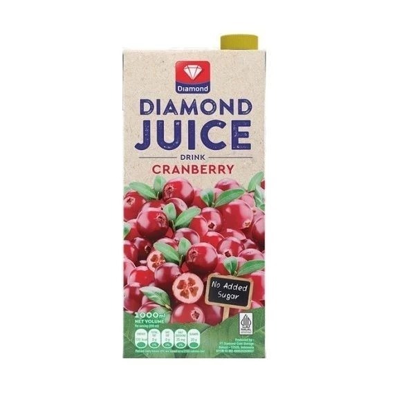 Jual DIAMOND JUICE 1 LTR RASA CRANBERRY | Shopee Indonesia