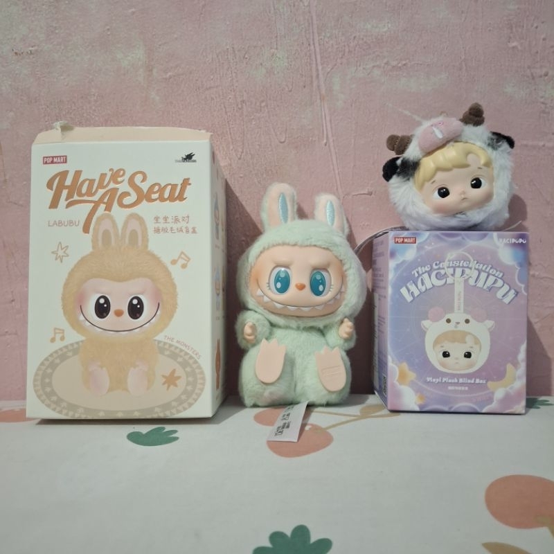 Jual jual popmart labubu have a seat ququ hacipupu taurus | Shopee ...