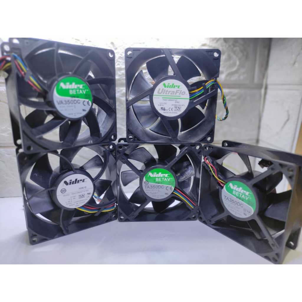Jual FAN 9CM EX. SERVER NIDEC DC. 12V 4CABLE HIGH SPEED | Shopee Indonesia