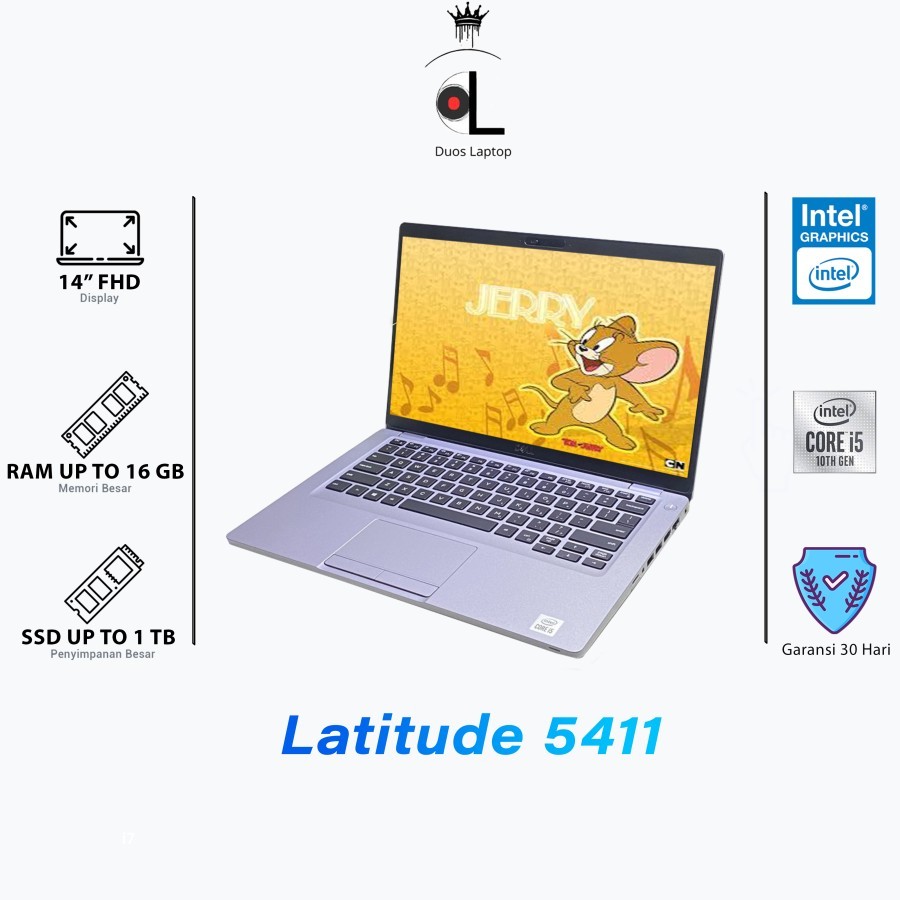 Jual Laptop Dell Latitude 5411 | Core I5 Gen 10 | Ram 16 Gb Ssd 512 Gb ...