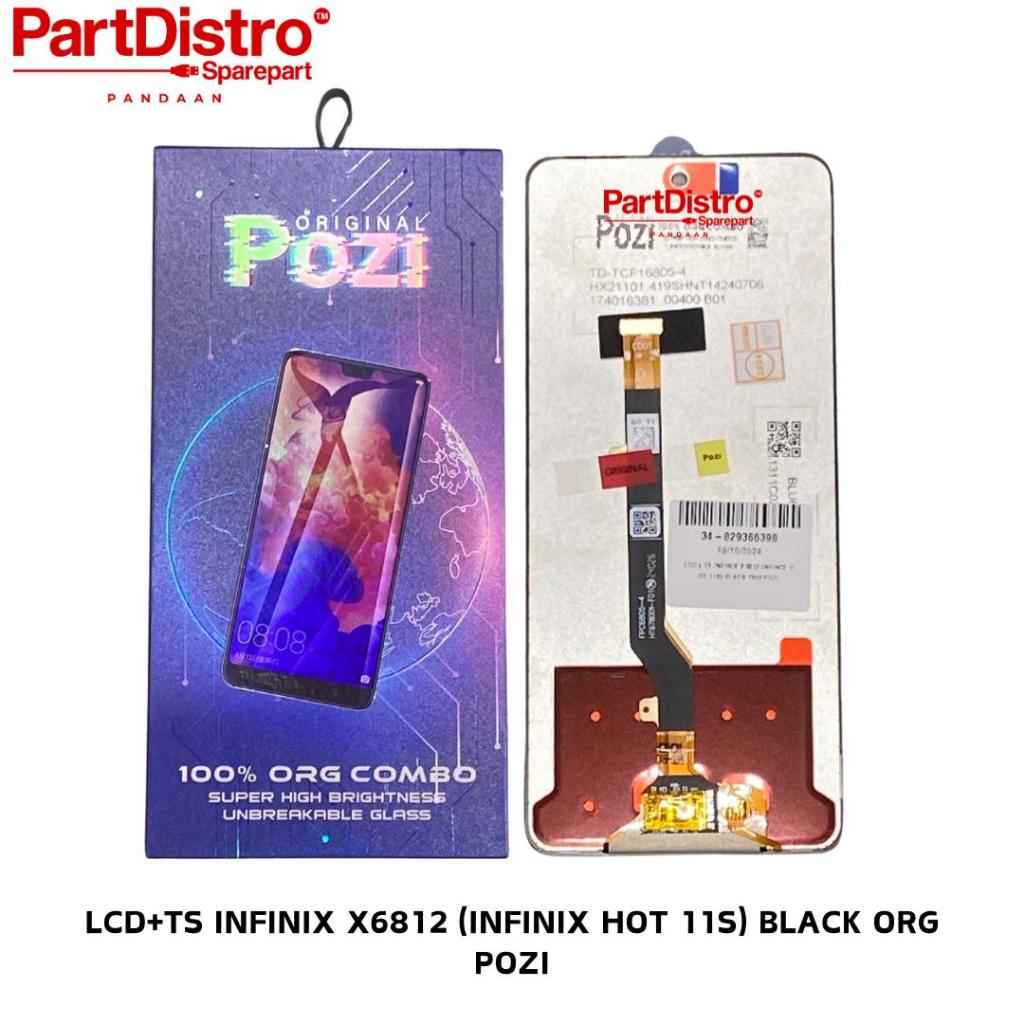 Jual LCD+TS INFINIX X6812 (INFINIX HOT 11S) BLACK ORG POZI | Shopee ...